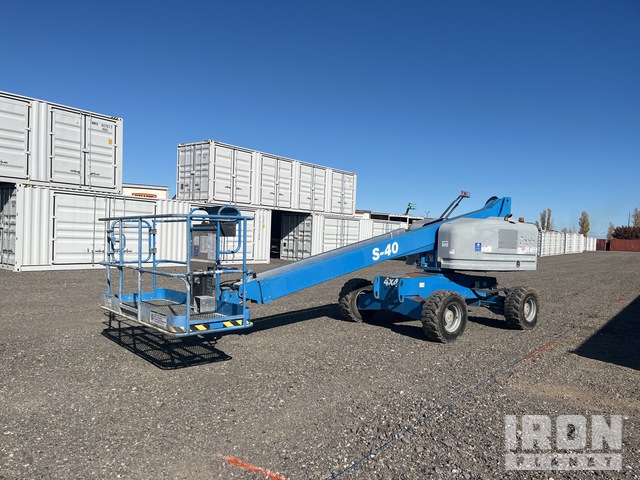 2015 Genie S40 4WD Diesel Telescopic Boom Lift | Ritchie Bros. Auctioneers