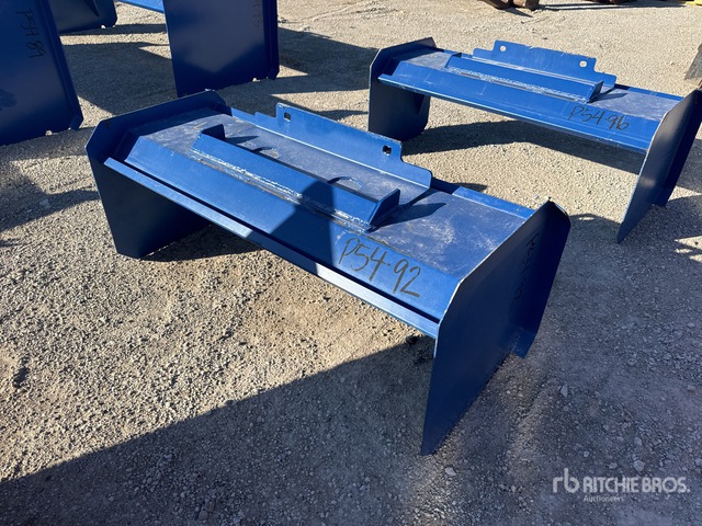 2024 Kit Containers MSS-SPE-4-23 48 in Mini Skid Steer Snow Pusher ...