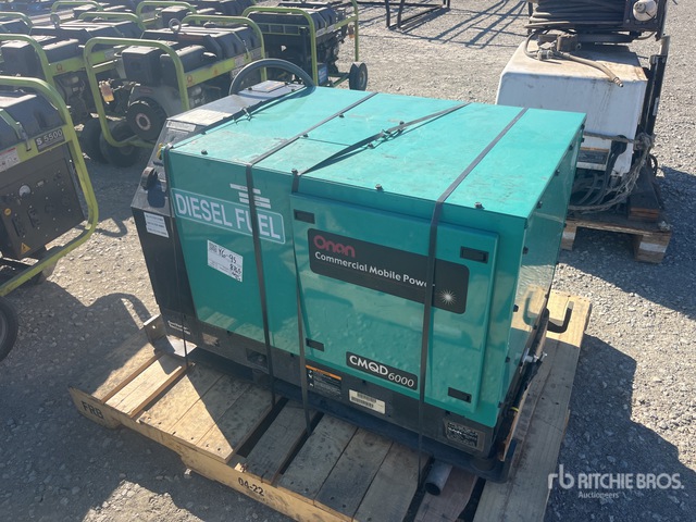 Onan CMQD6000 6 kW Skid-Mounted Generator Set | Ritchie Bros. Auctioneers