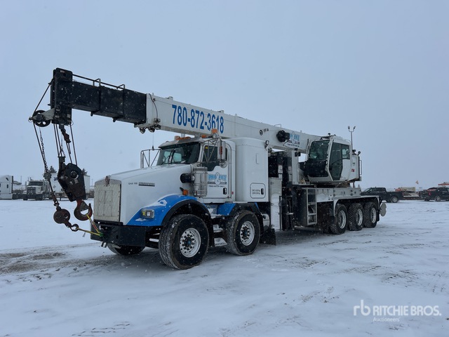 National NBT45TM 45 ton Straight Boom on 2013 Kenworth T800 10x6 Twin ...