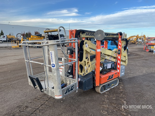 2017 JLG X430AJ Crawler Electric Nacelle articulée | Ritchie Bros ...