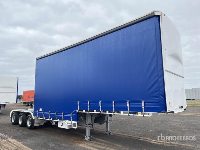 2023 Freightmore 7.3 m Tri/A B-Double Lead Step Deck Tautliner Trailer ...
