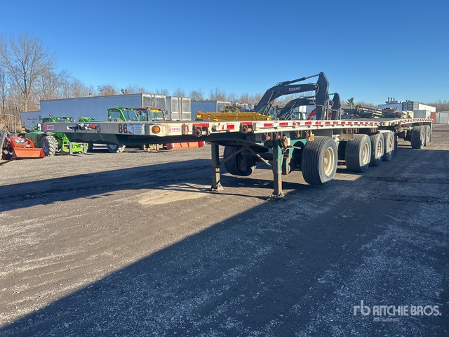 2016 Temisko 28 ft Quad/A Super B-Train Lead Flatbed Trailer | Ritchie ...