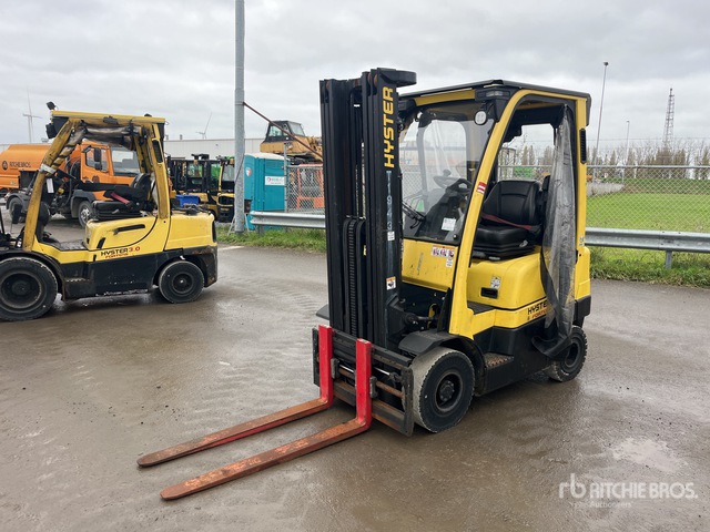 2019 Hyster H3.0FT 1760 kg Pneumatic Tire Forklift | Ritchie Bros ...
