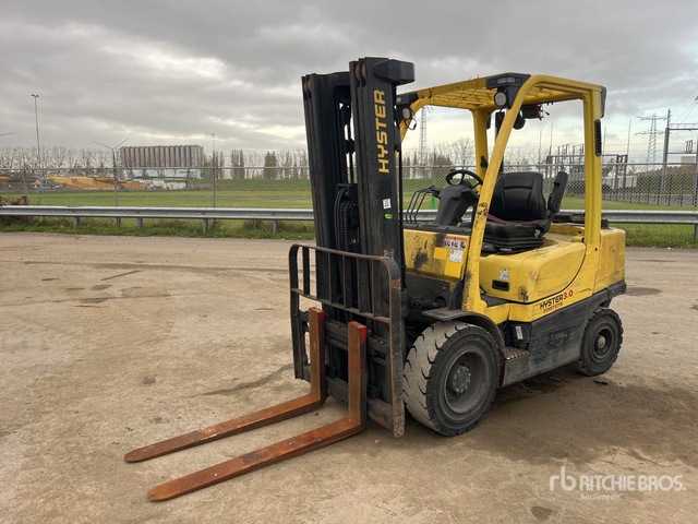 2018 Hyster H3.0FT 2810 kg Pneumatic Tire Forklift | Ritchie Bros ...