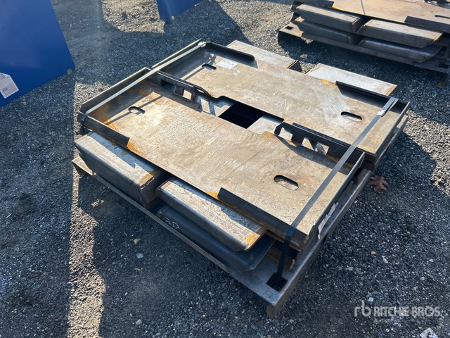 2024 Kit Containers QT-F-BLANK 46 in Skid Steer Attachment Mounting ...