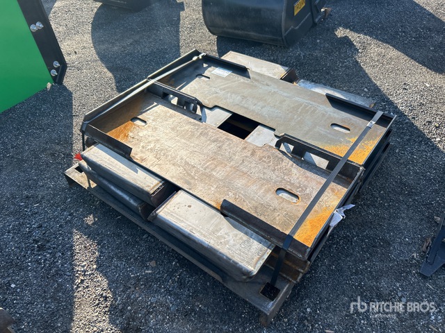 2024 Kit Containers QT-F-BLANK 46 in Skid Steer Attachment Mounting ...