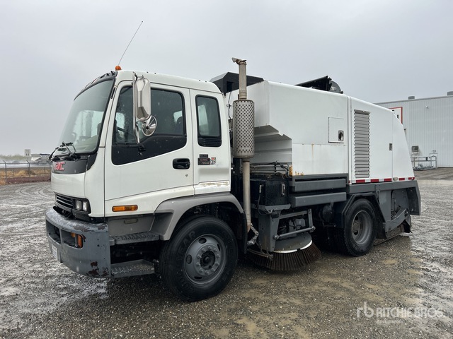 2004 Tennant on 2004 GMC F7B042 Sweeper Truck | Ritchie Bros. Auctioneers