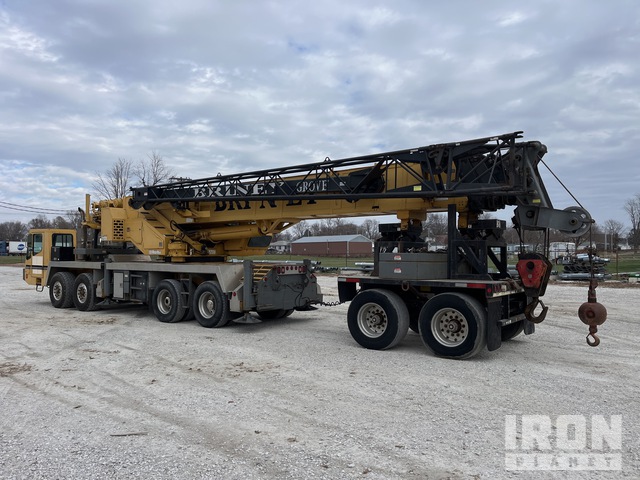 1997 Grove TMS870B 70 ton 8x4x4 Hydraulic Truck Crane in Astoria ...
