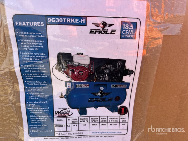 Eagle 30 Gal Truck Mount Air Compressor | Ritchie Bros. Auctioneers