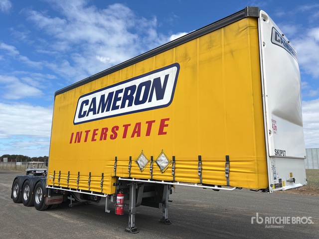 2019 Vawdrey 7.3 m Tri/A B-Double Lead Step Deck Curtain Side Trailer ...