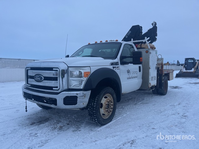 2007 Hiab 077 CLX 3350 kg Knuckle Boom on 2012 Ford F-550 XLT 4x4 ...