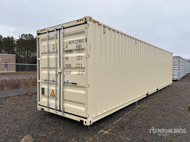 2024 40 ft High Cube Contenedor de almacenamiento | Ritchie Bros ...