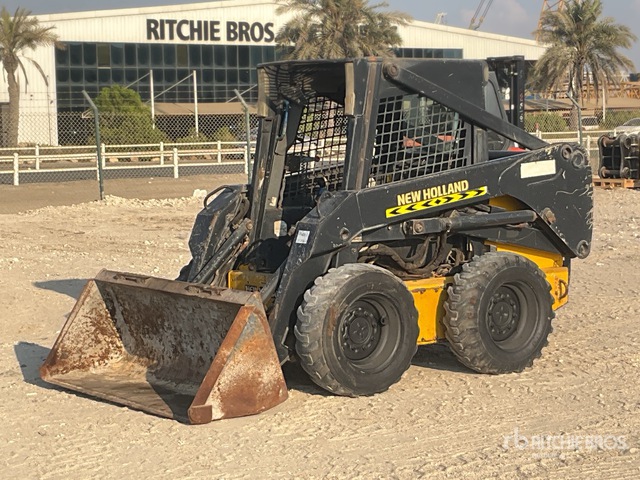 2008 New Holland L160 Skid Steer Loader | Ritchie Bros. Auctioneers