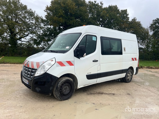 2013 Renault Master 125dCi Vehicule Utilitaire Double Cabine Crew Cab ...