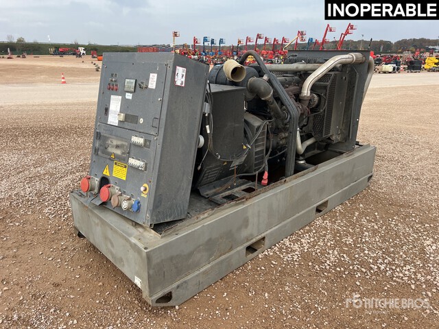 2008 Atlas Copco ISO 8528 100 kVA Skid-Mounted Groupe Electrogene ...