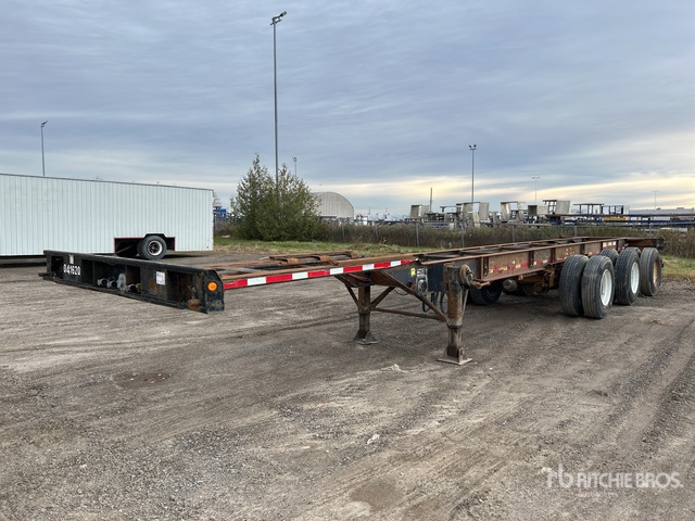 2000 Tran Tri/A Extendable 40ft - 53ft Container Trailer | Ritchie Bros ...