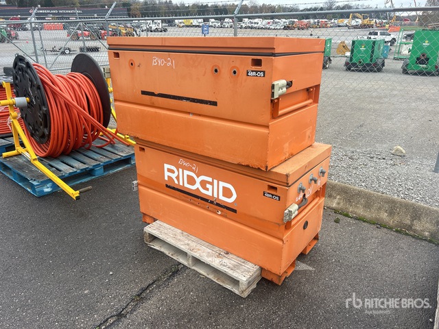 Quantity of (2) Ridgid Tool Boxes | Ritchie Bros. Auctioneers