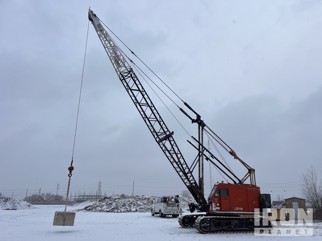 1978 FMC/Link-Belt LS-118 120000 lb Lattice-Boom Crawler Crane in ...