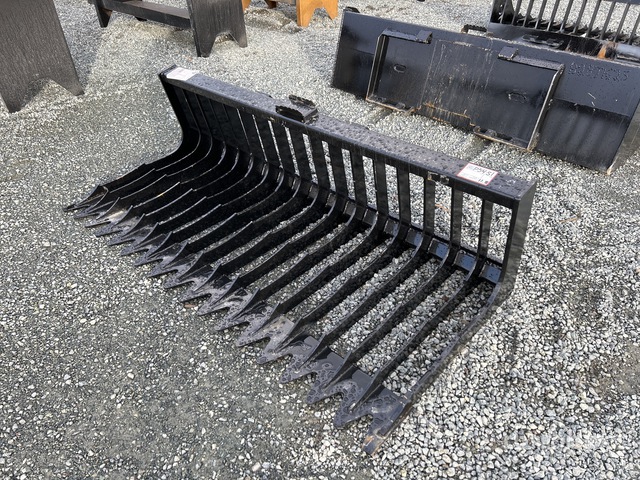 2024 Kit Containers QT-SB-L76-V3 76 in Skid Steer Root Rake (Unused ...