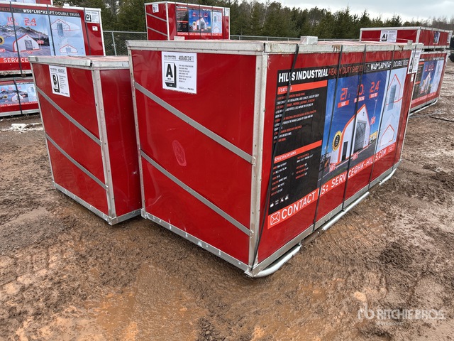2025 HIlls Industrial 604024 60 ft x 40 ft x 24 ft Storage Building ...