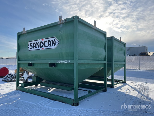 Quantity of (2) Sand Can Skid Mounted Sand Storage | Ritchie Bros ...