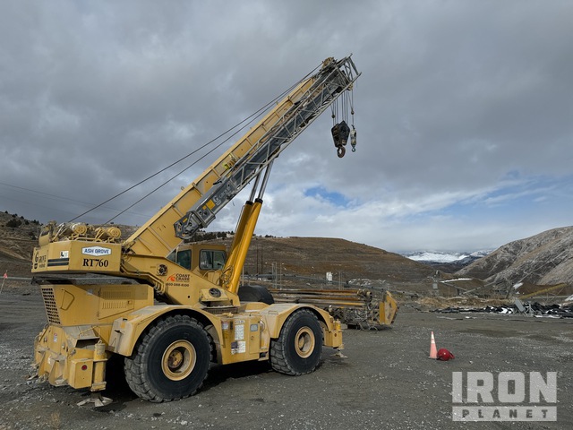 1993 Grove RT-760 60 t 4x4 Rough Terrain Crane in Durkee, Oregon ...