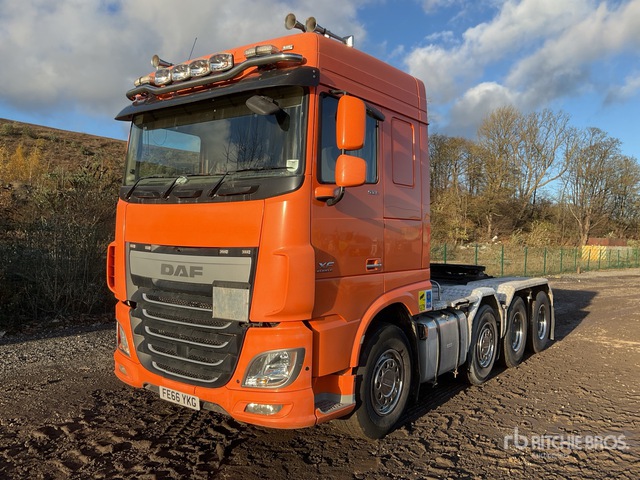 2016 DAF XF510 8x4 Twin-Steer Cabeza Tractora Cabina Dormitorio ...