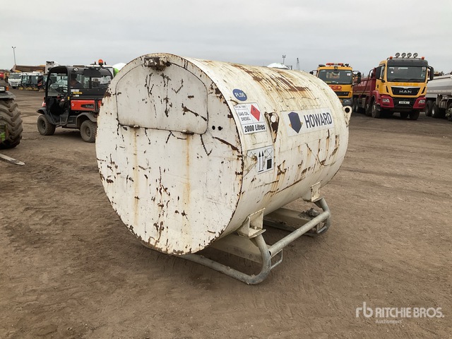 2015 FuelSafe 2000 L Skid Mounted Steel 2500L Static Fuel Tank ...