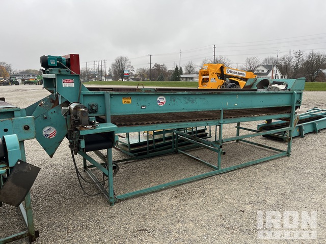 Haines 15 ft x 4 ft 6 in Electric Rolling Potato Grading Table ...