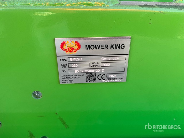 2024 Mower King BX52G 3-Point Hitch Wood Chipper | Ritchie Bros ...