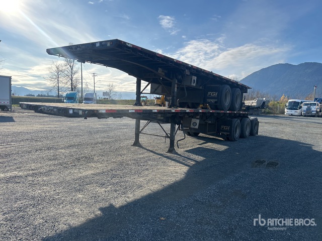 2012 Lode King 32 ft Tri/A Super B-Train Lead Flatbed Trailer | Ritchie ...