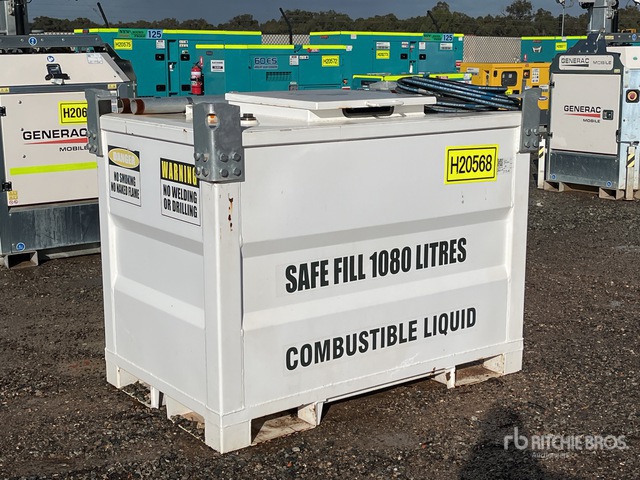 2023 Denyo Cube-1000L 1020 L Skid Mounted Steel Diesel Fuel Tank ...