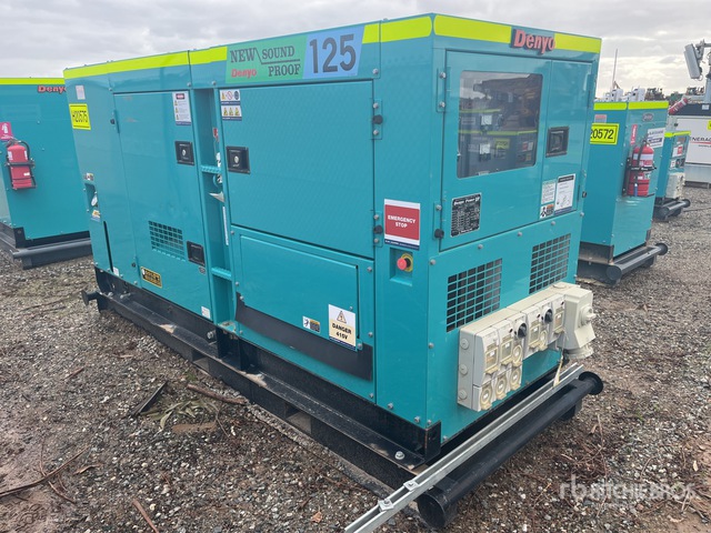 Denyo DCA-125SPK3 100 kVA Skid-Mounted Generator Set | Ritchie Bros ...