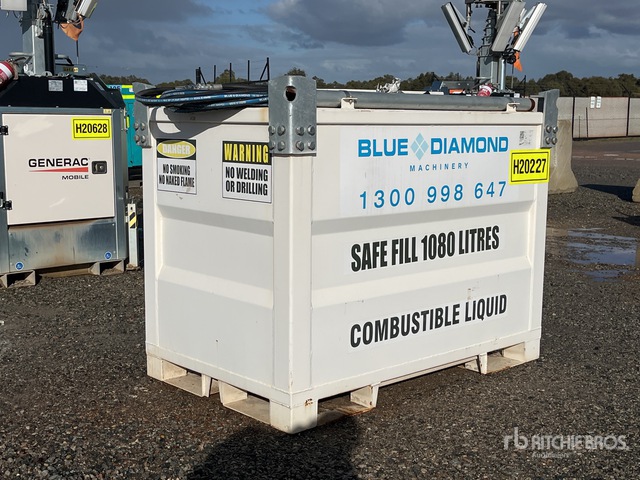 2022 Denyo Cube-1000L 1020 L Skid Mounted Steel Diesel Fuel Tank ...