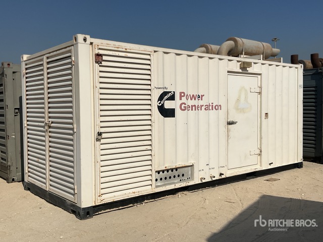 2012 Cummins C1100D5 1100 kVA Containerized Groupe électrogène ...