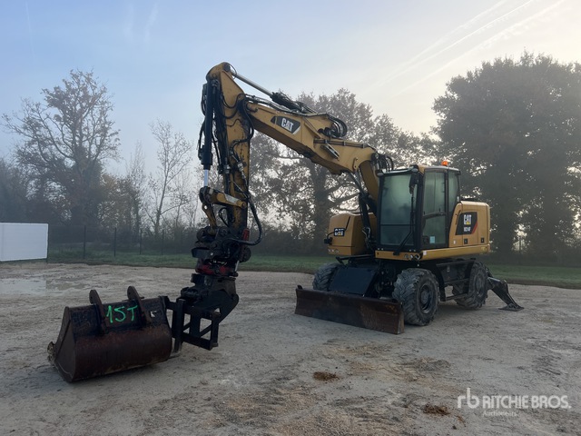 2016 Cat M314F Pelle Sur Pneus Wheel Excavator | Ritchie Bros. Auctioneers