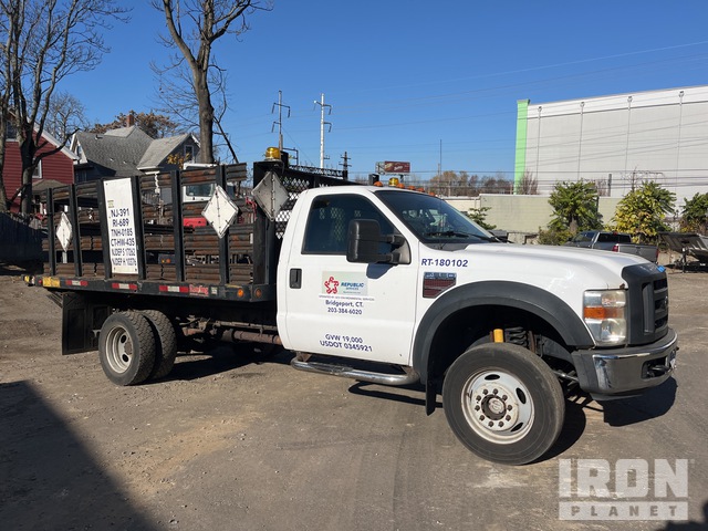 2008 Ford F-550 XL 4x4 Flatbed Truck in Bridgeport, Connecticut, United ...