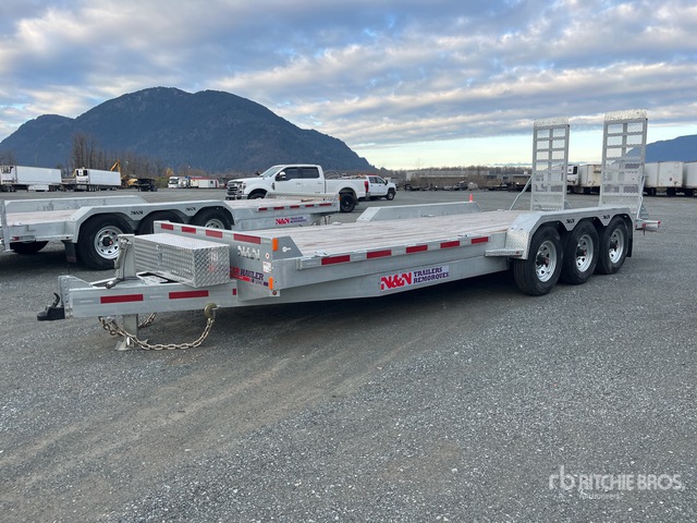 2024 N & N Trailers 16555 lb 22 ft Tri/A Equipment Trailer (Unused ...
