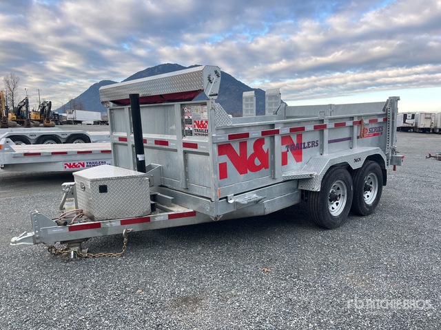 2023 N & N Trailers 12 ft T/A Dump Utility Trailer (Unused) | Ritchie ...