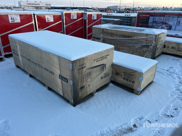 TMG MS2541 25 ft x 41 ft Metal Barn (Unused) | Ritchie Bros. Auctioneers