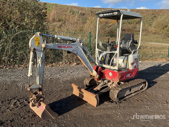 2017 Takeuchi TB215R Mini Excavator | Ritchie Bros. Auctioneers