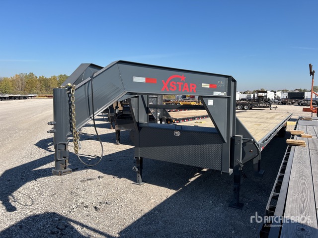 2025 X-STAR 40 ft T/A Gooseneck Equipment Trailer (Unused) | Ritchie ...