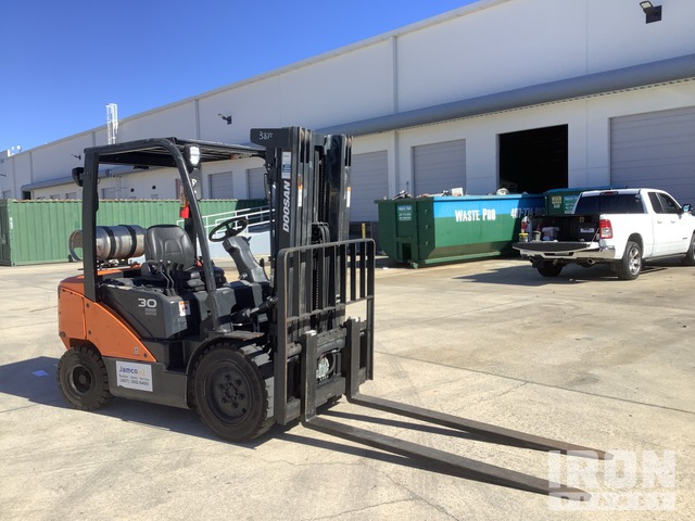 2019 Doosan G30N-7 5750 lb Pneumatic Tire Forklift in Sanford, Florida ...