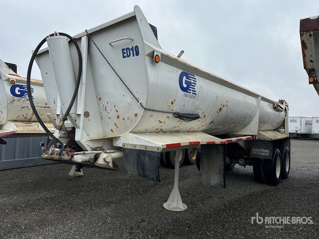 1987 Reliance 27 ft T/A Frameless End Dump Trailer | Ritchie Bros ...