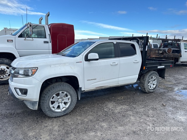 2019 Chevrolet Colorado 4x4 Crew Cab Flatbed Truck (Inoperable ...