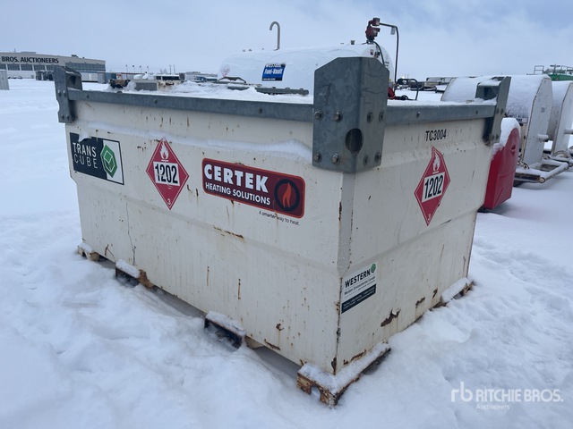2012 Trans Cube 3000 L Skid Mounted Steel Diesel Fuel Tank | Ritchie ...