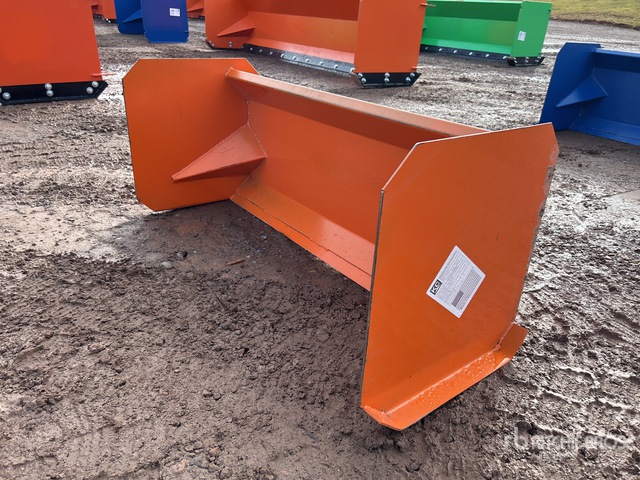 2024 Kit Containers MSS-SPE-4-23 4 ft Mini Skid Steer Snow Pusher ...