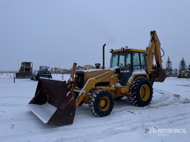 1991 John Deere 710C 4x4 Backhoe Loader | Ritchie Bros. Auctioneers