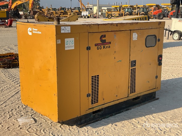 2005 Cummins C110D5 100 kVA Skid-Mounted Generator Set | Ritchie Bros ...